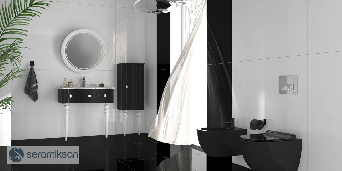 Seramiksan: 10*30 GLOSSY WHITE